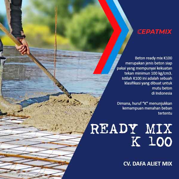 Jual Beton Cor K 100 - Cepatmix